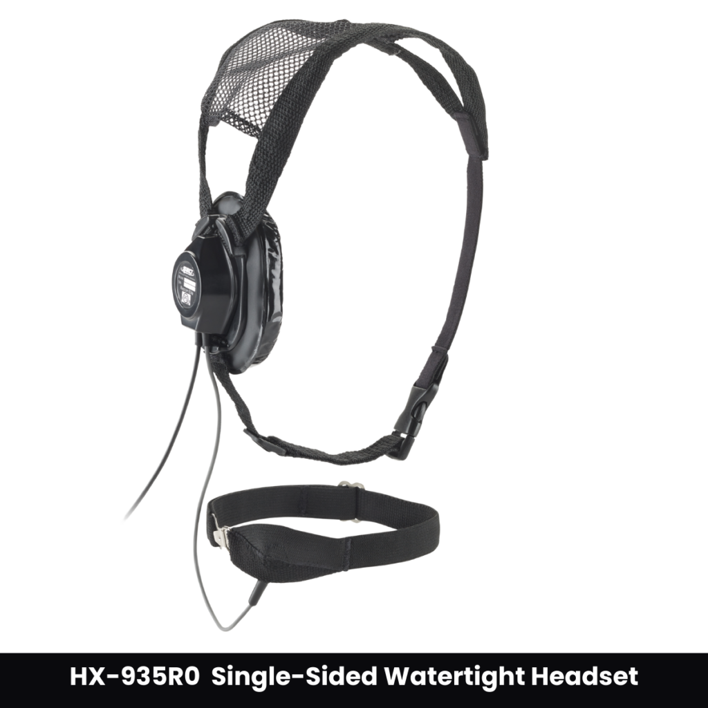 HX-935R0 – Single-Sided, Watertight, Mesh-mounted Lightweight Headset ...