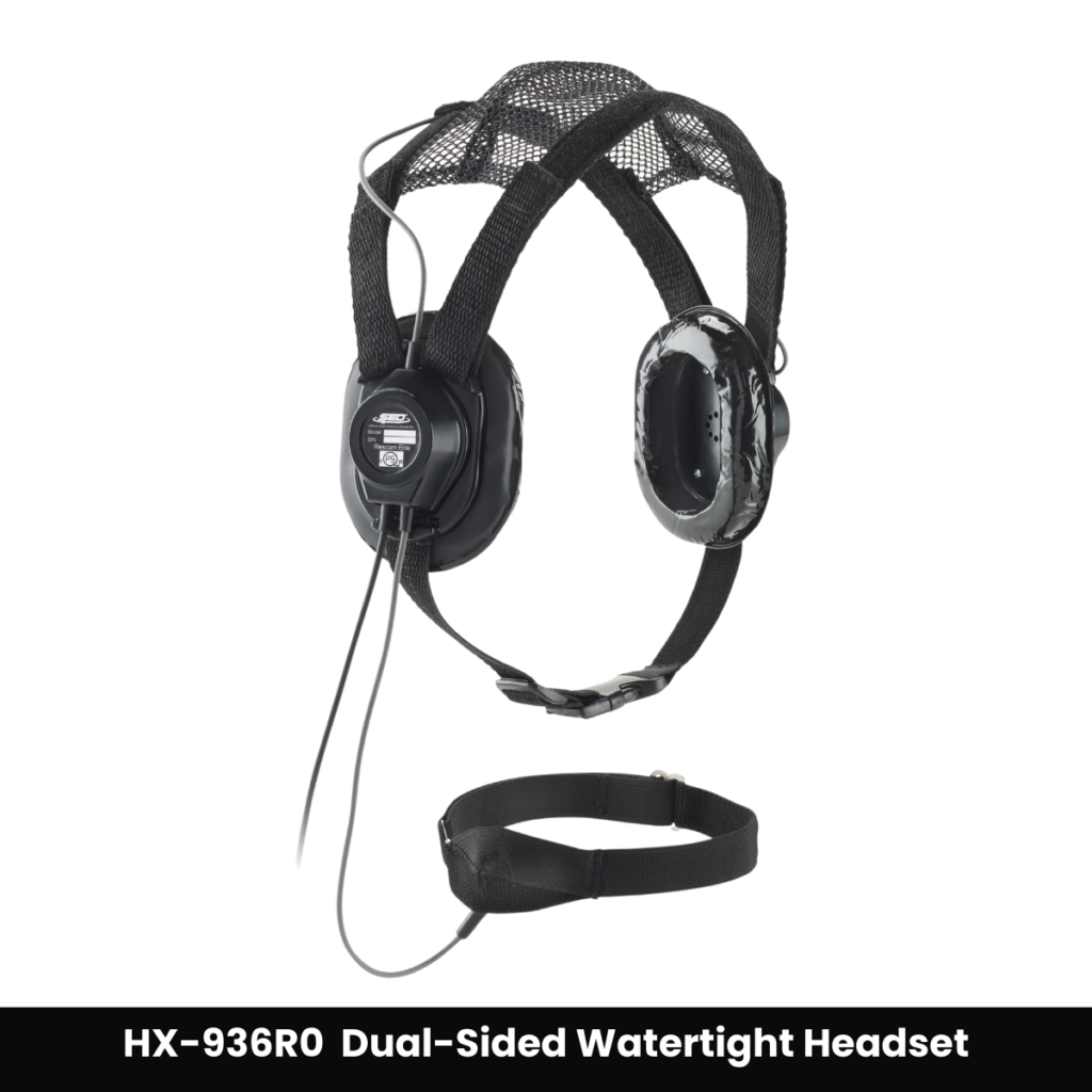 HX-936R0 – Dual-Sided, Watertight, Mesh-mounted Lightweight Headset ...